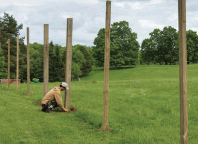 How To Install Concrete Fence Posts - Fence Forge
